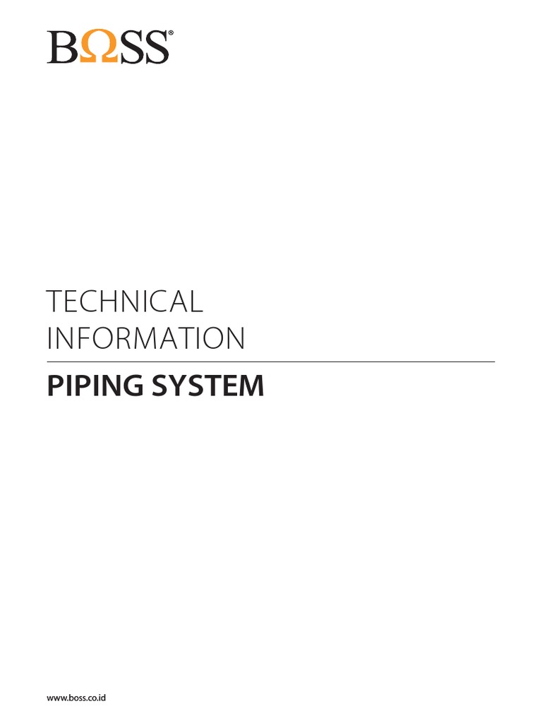Piping System Boss | Download Free PDF | Electrical Components ...