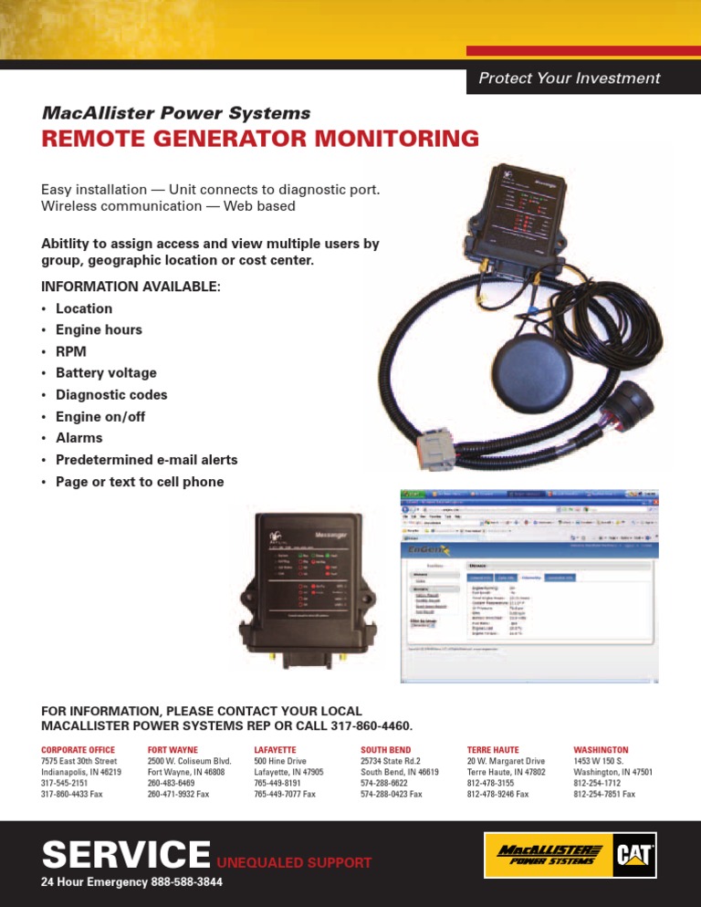 Remote Generator Monitoring | PDF | Digital Technology | Electronics