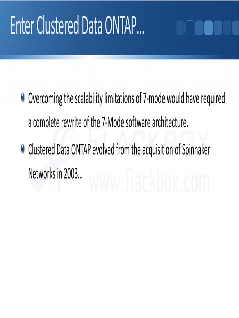 Enter Clustered Data ONTAP | PDF | Science & Mathematics | Technology ...