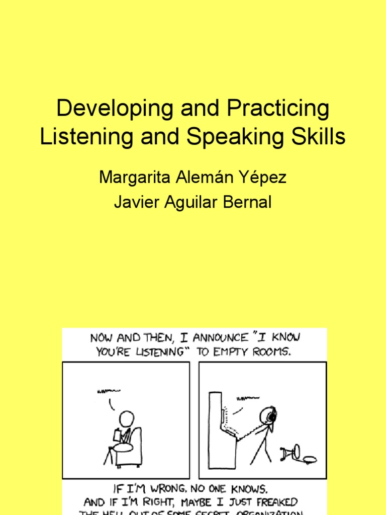 Enhancing Listening and Speaking Skills | PDF | Learning | Second Language