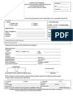 BDO Manager's Check Application Form | PDF