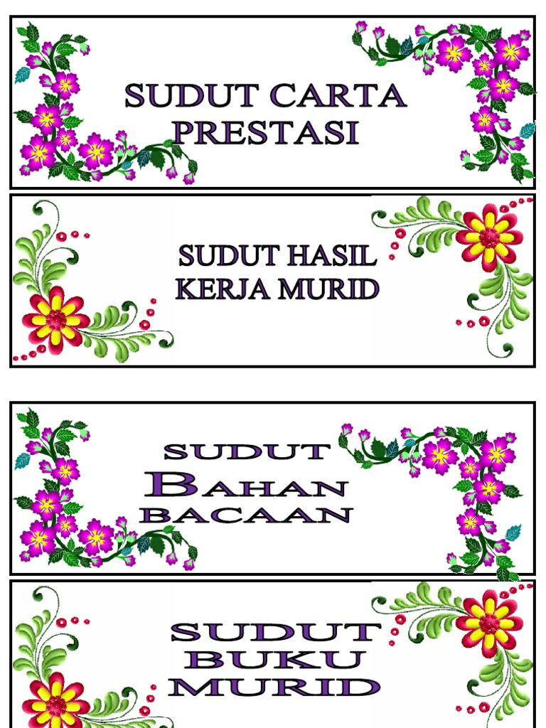 Label Sudut Pak 21 | PDF