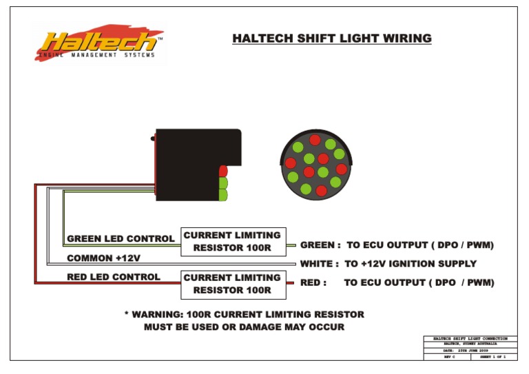 Haltech Shift Light1 | PDF