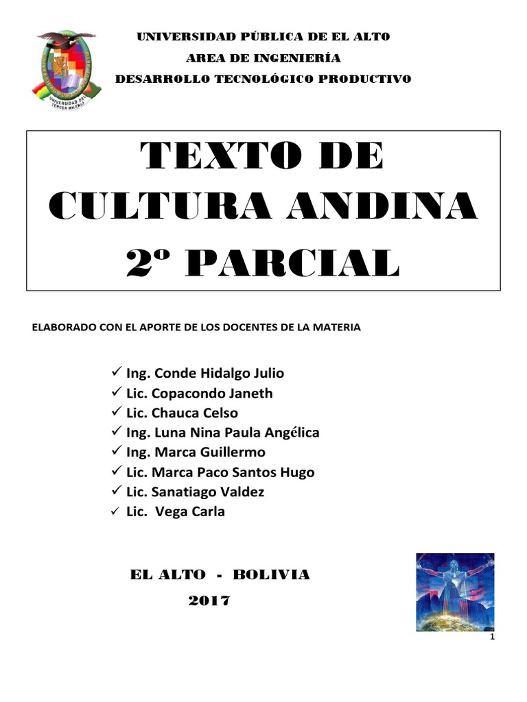 Cultura Andina 2ºparcial | PDF | Pirámide | Naturaleza