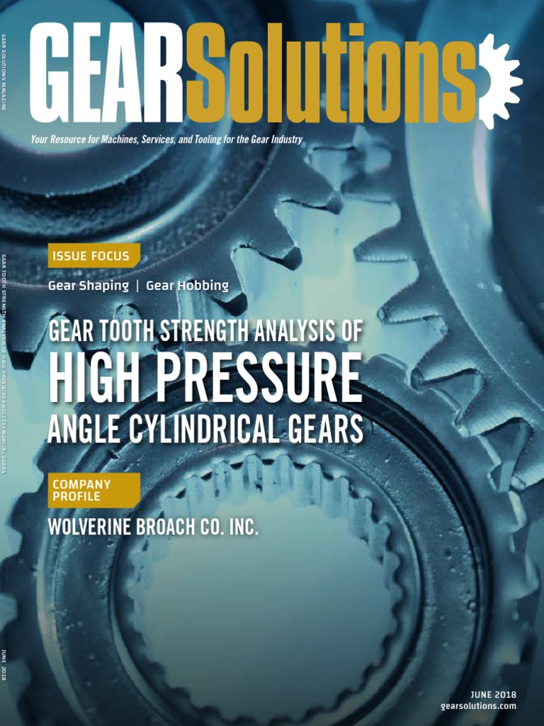 0618 Gearsolutions PDF | PDF | Gear | Mechanical Engineering