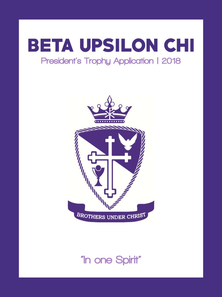 Beta Upsilon Chi Presidents Trophy 2018 Copy 2 Small | PDF