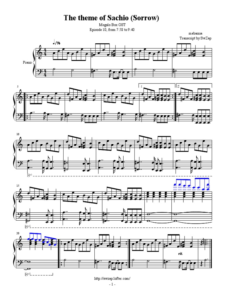 Theme of Sachio | PDF