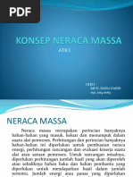 Neraca Massa | PDF