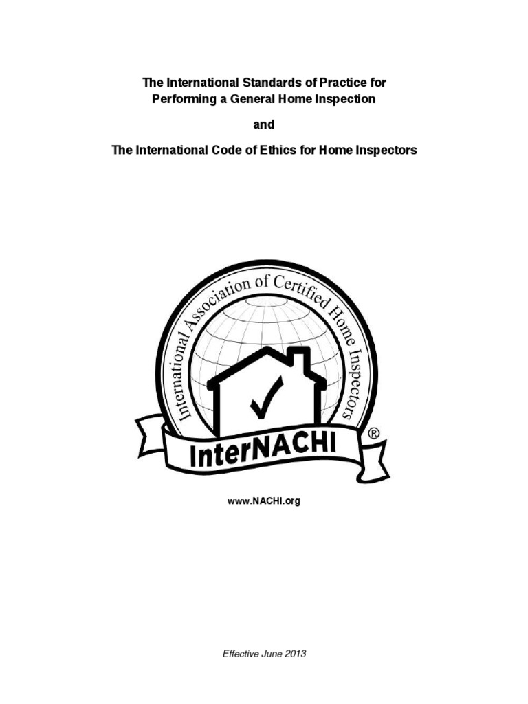 Home Inspection Standards of Practice | PDF | Water Heating | Fireplace