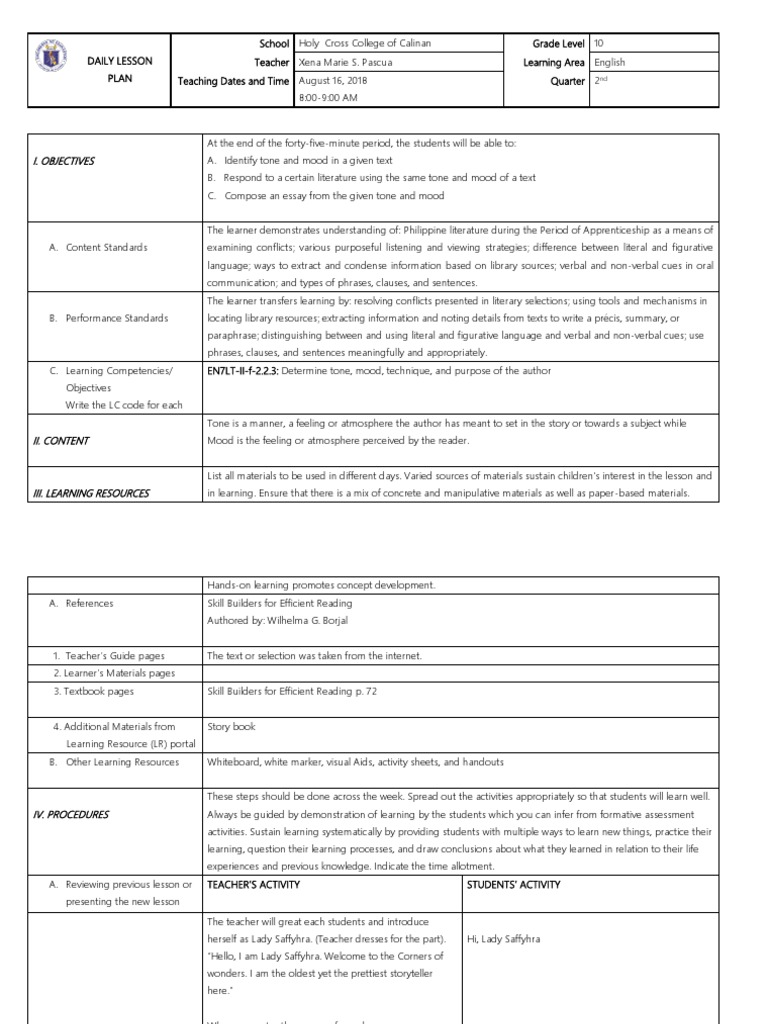 Desuggestopedia Lesson Plan | PDF | Mood (Psychology) | Mental Health