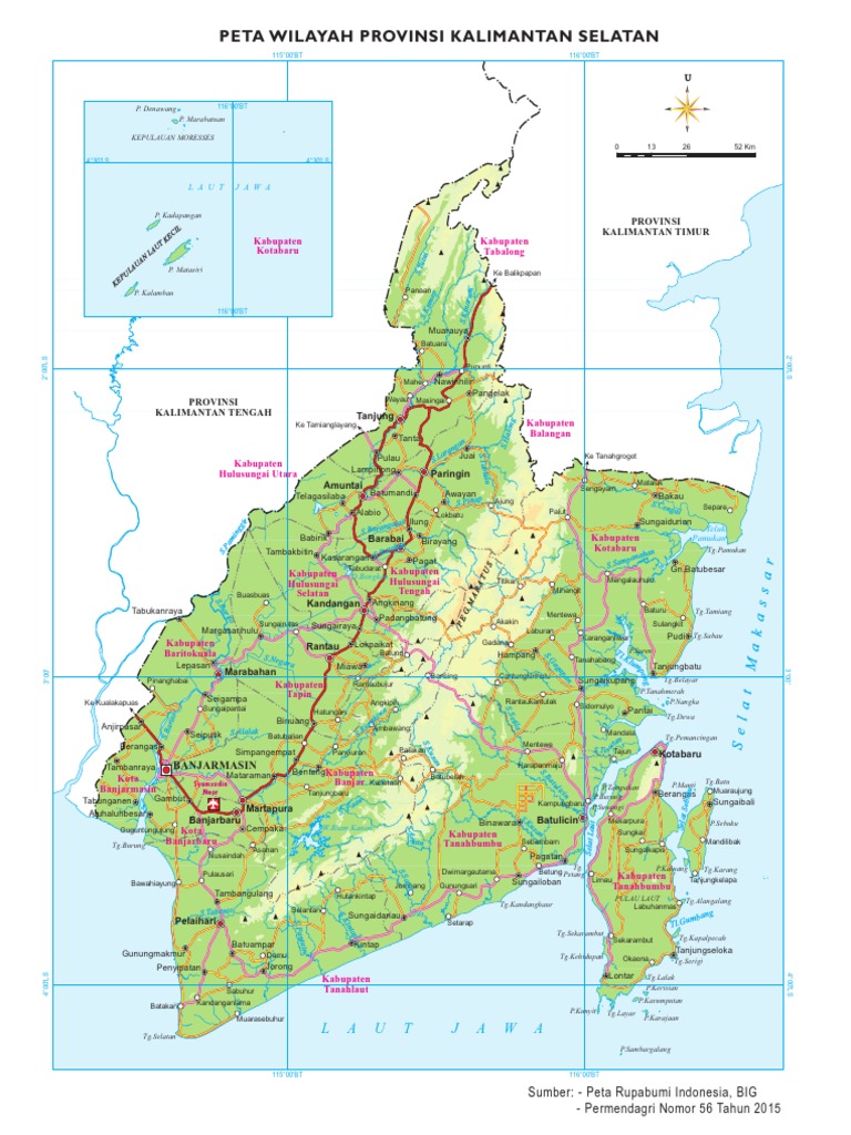22 Peta Wilayah Prov Kalsel PDF | PDF