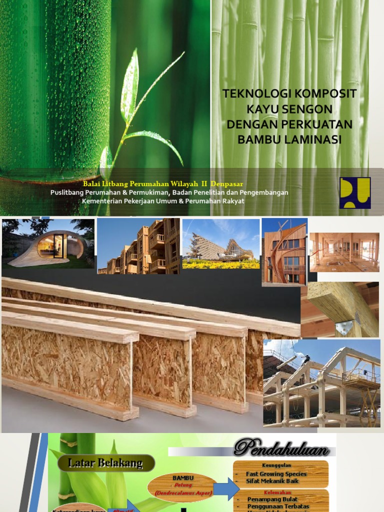 Komposit Sengon Bambu PDF | PDF