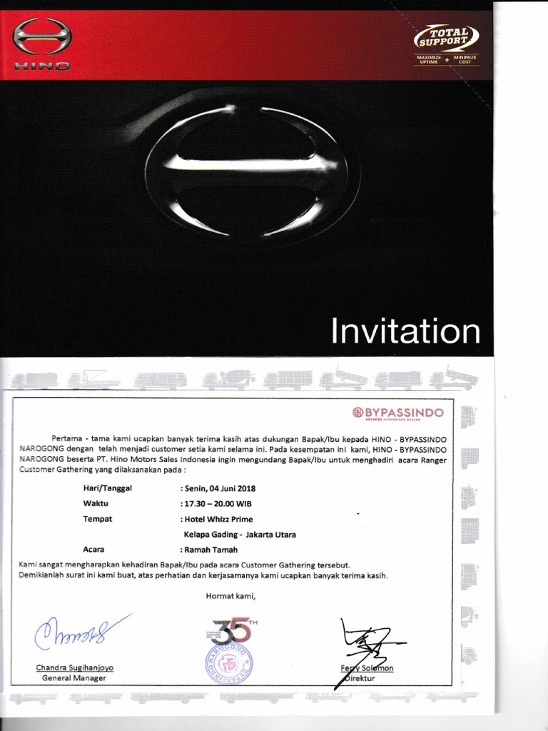 Undangan Gathering | PDF