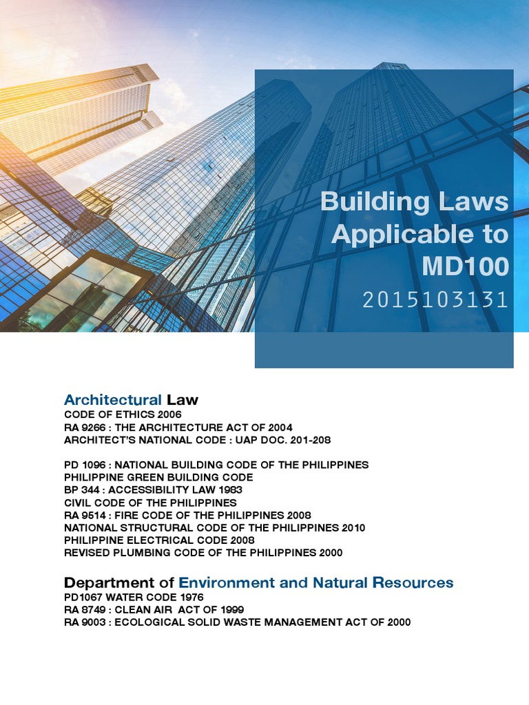 A Comprehensive Guide to the Building Laws and Regulations Applicable ...