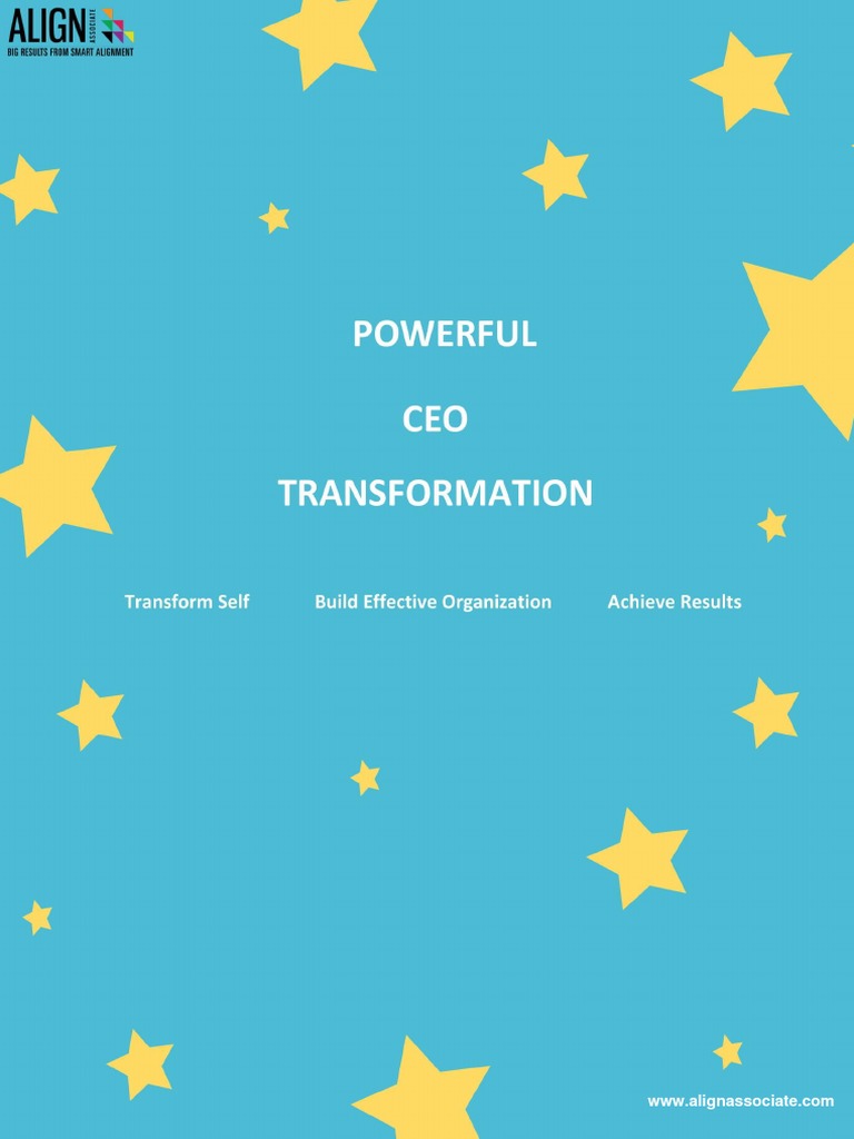 CEO Transformation Brochure | PDF | Employment | Business
