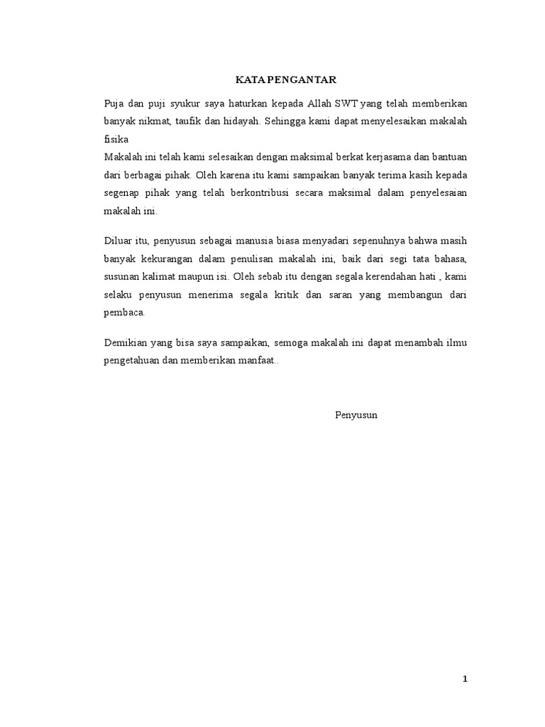 Kata Pengantar Gelombang | PDF | Karier & Perkembangan