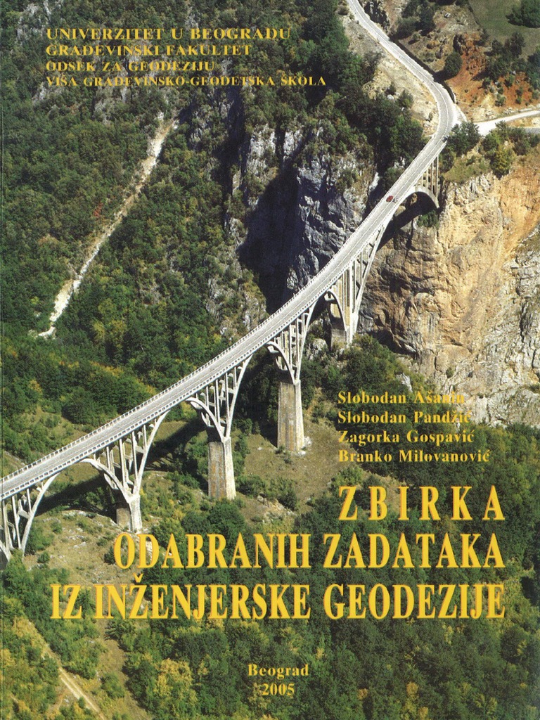 Inzenjerska Geodezija Zbirka PDF | PDF