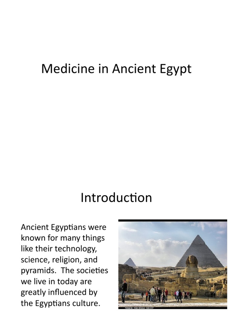 Egyptian Medicine | PDF | Ancient Egypt | Mummy