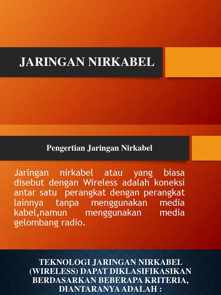 Pengertian dan Topologi Jaringan Nirkabel | PDF