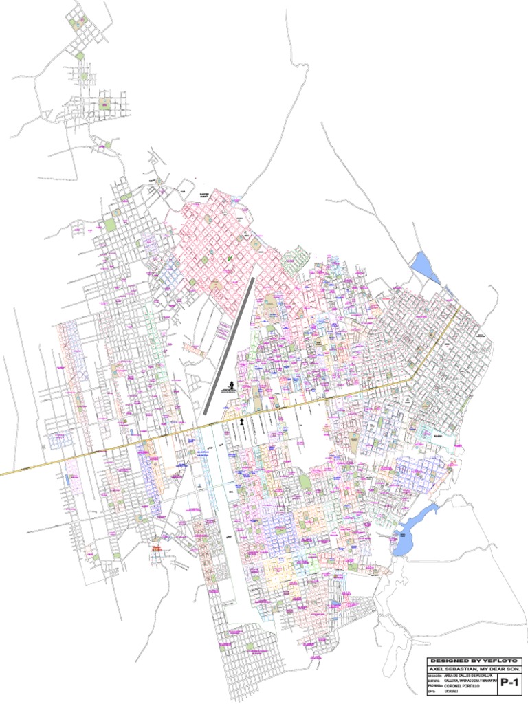 Mapa de calles de Pucallpa y Manantay | PDF
