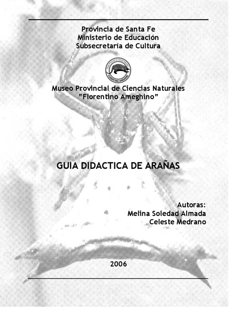 Guía Didáctica sobre Arañas | PDF | Araña | Crustáceo