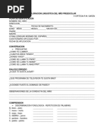 Examen Logopédico ELA-Albor | PDF | Artes del Lenguaje y Comunicación ...