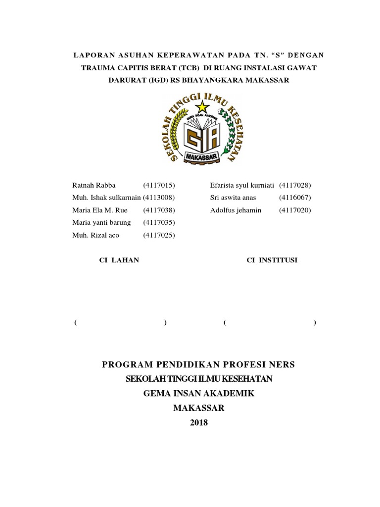 LP Trauma Kapitis Berat-1 | PDF