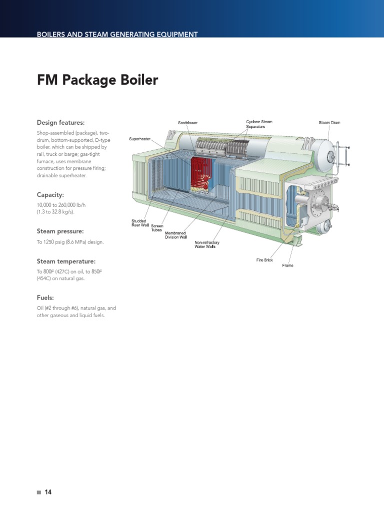 Industrial Boiler Specifications | PDF