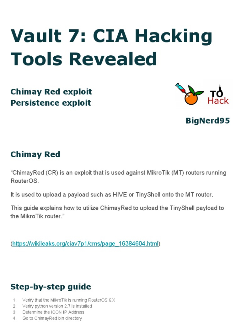 Chimay Red | PDF | Router (Computing) | Pointer (Computer Programming)
