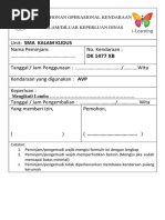 Contoh Form Peminjaman Barang Inventaris Kantor 02 | PDF