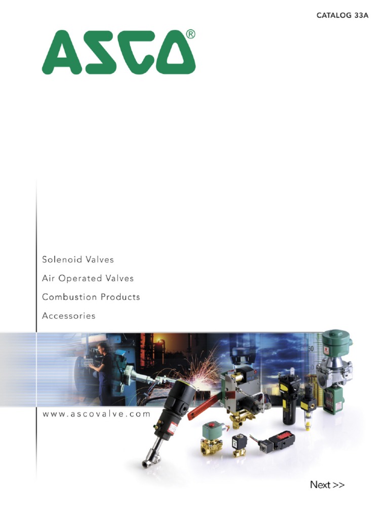 Asco Catlog33a | PDF | Valve | Pipe (Fluid Conveyance)