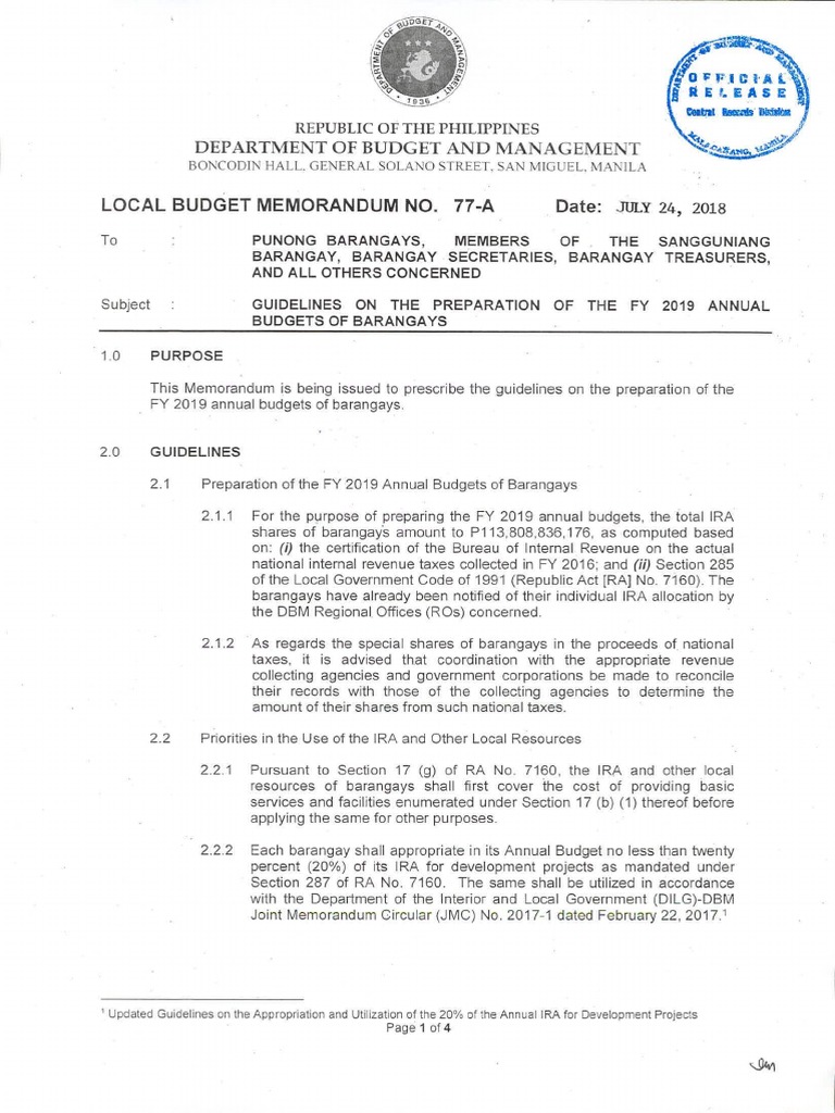 LOCAL-BUDGET-MEMORANDUM-NO-77-A (SK Fund).pdf | Expense | Taxes