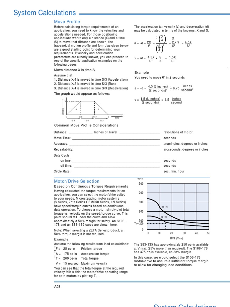 RMS Torque | PDF | Acceleration | Torque
