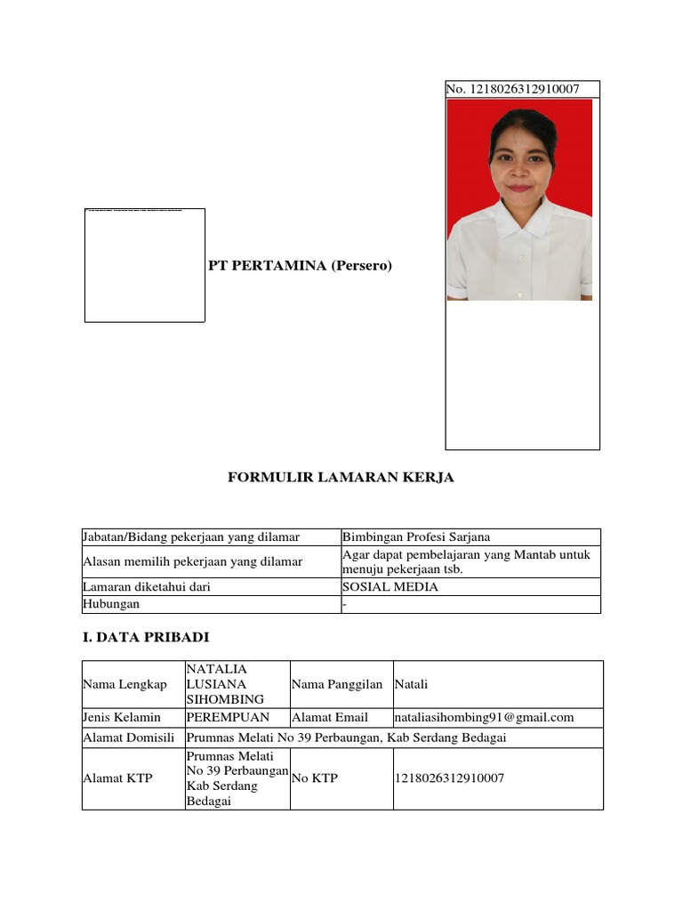 CV Pertamina | PDF