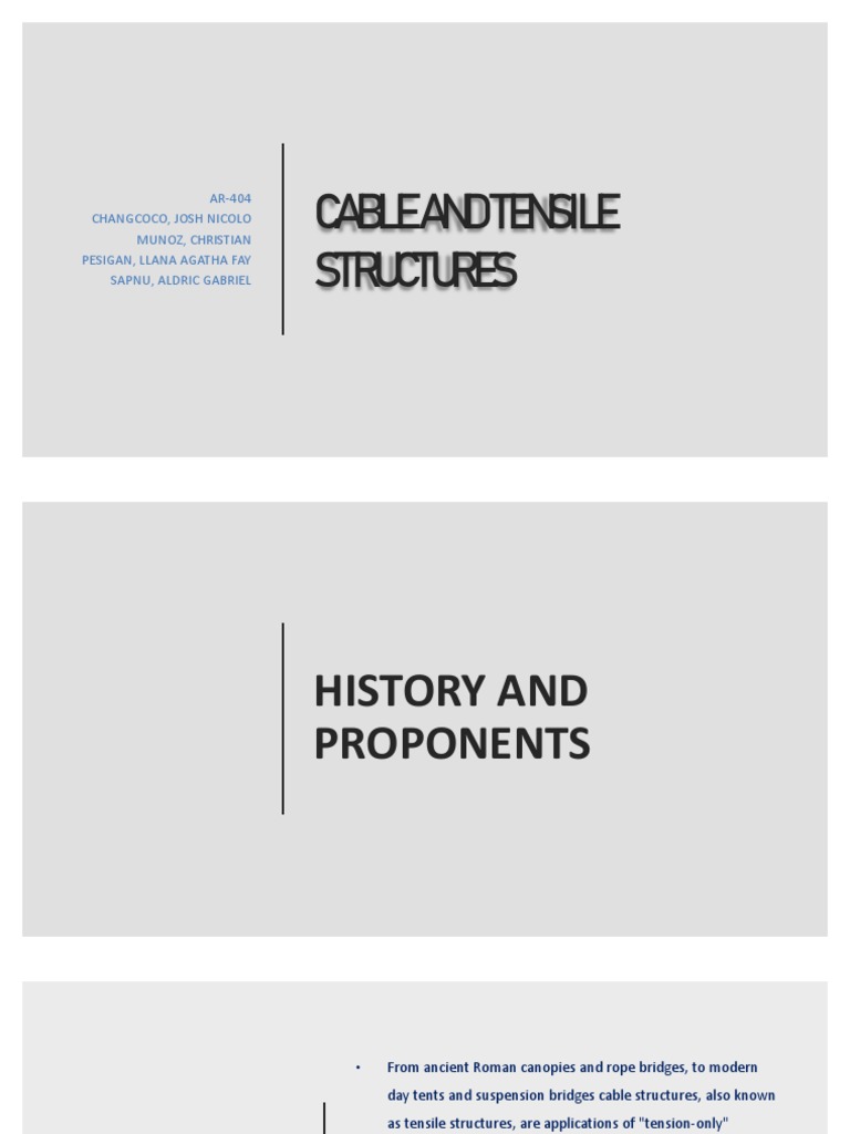 Cable Structures | PDF | Bridge | Structural Engineering