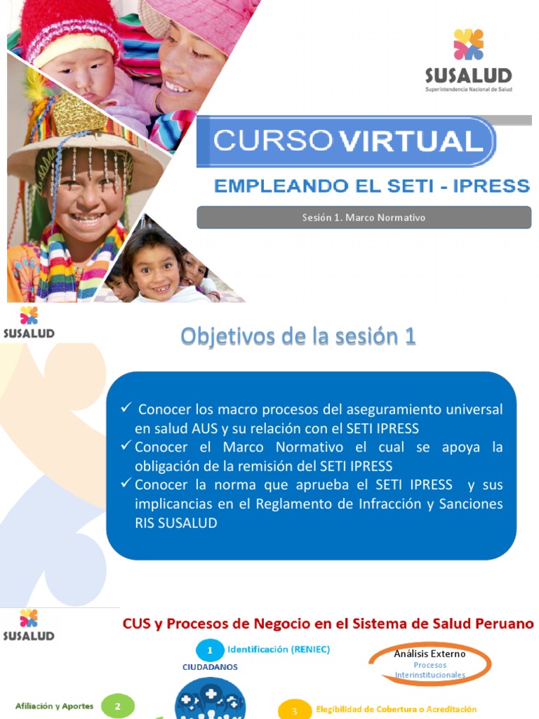 1 Sesion 1 Marco Normativo Seti Ipress | PDF | Regulación | Institución