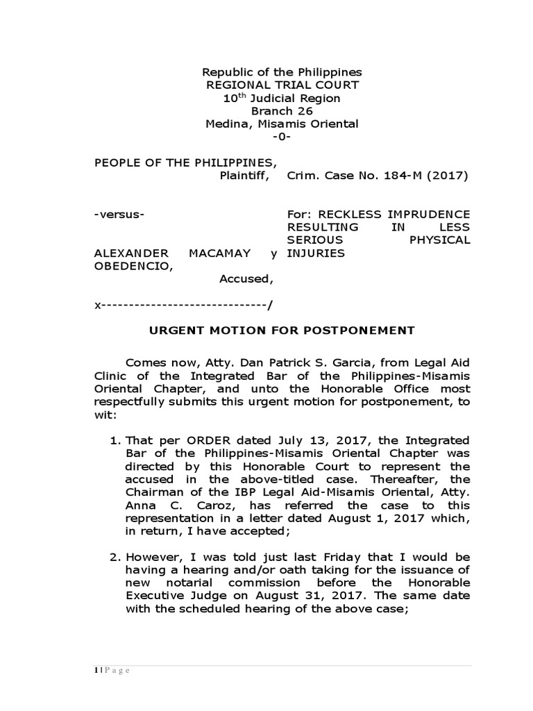 Motion | PDF | Lawsuit | Legal Organizations