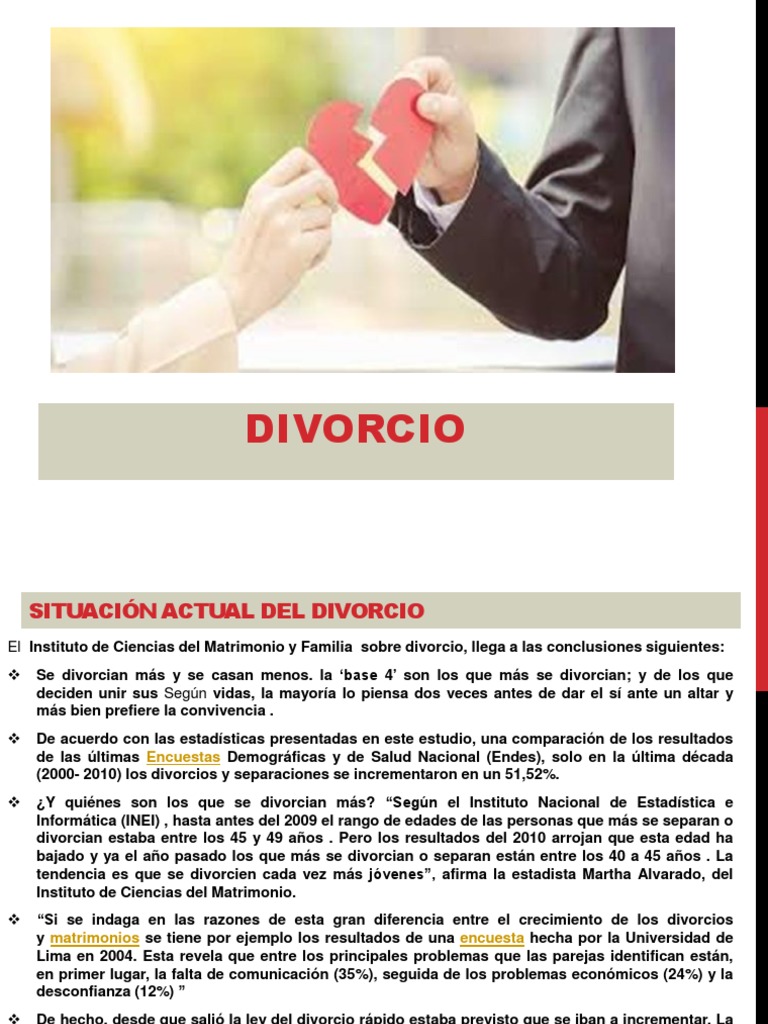 DIVORCIO en El Peru | Divorcio | Matrimonio | Prueba gratuita de 30 ...