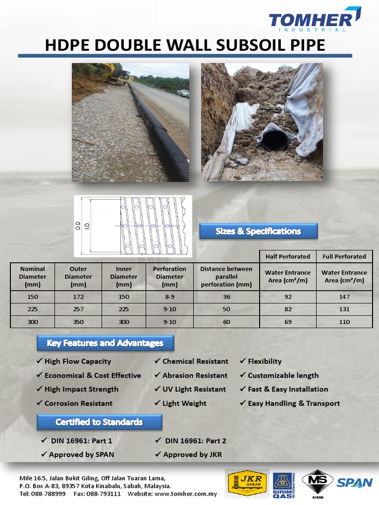 Tomher Subsoil Pipe | PDF | Technology & Engineering