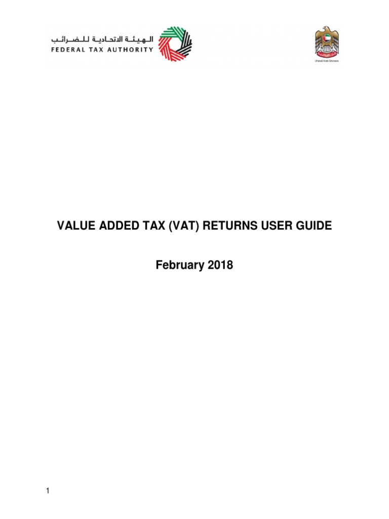 Uae Vat Return: Hoe To File? | PDF | Value Added Tax | Customs