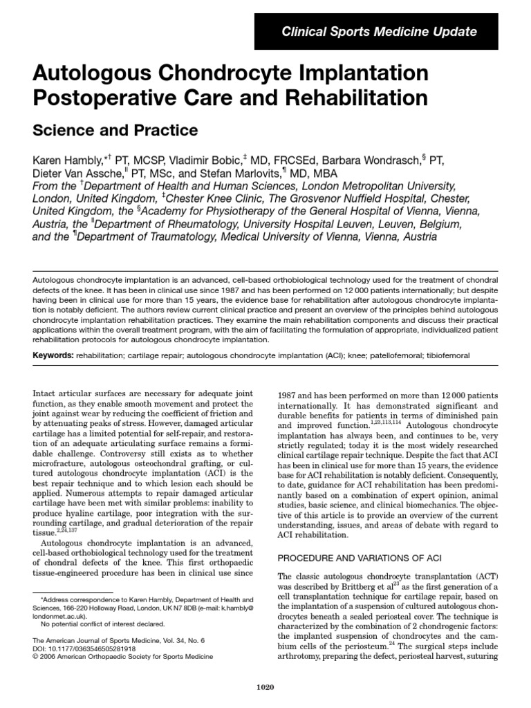 bdc6 PDF | PDF | Knee | Musculoskeletal System