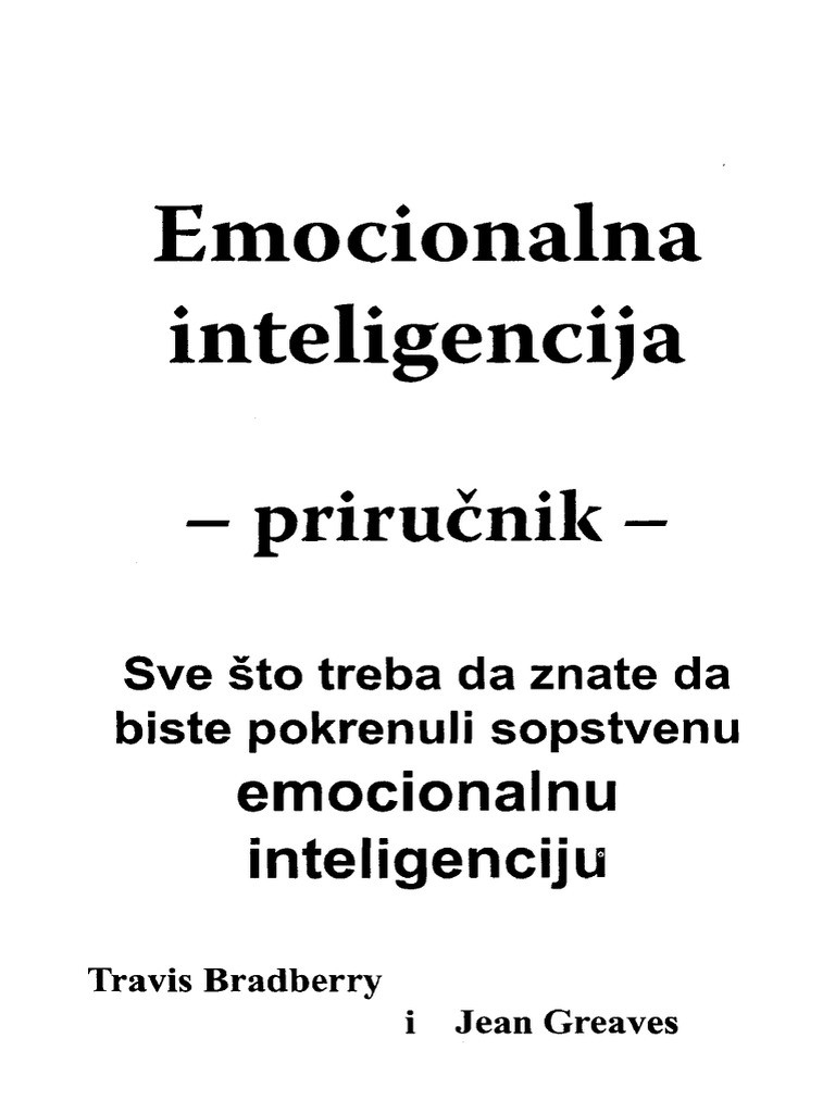 Travis Bradberry I Jean Greaves Emocionalna Inteligencija PDF