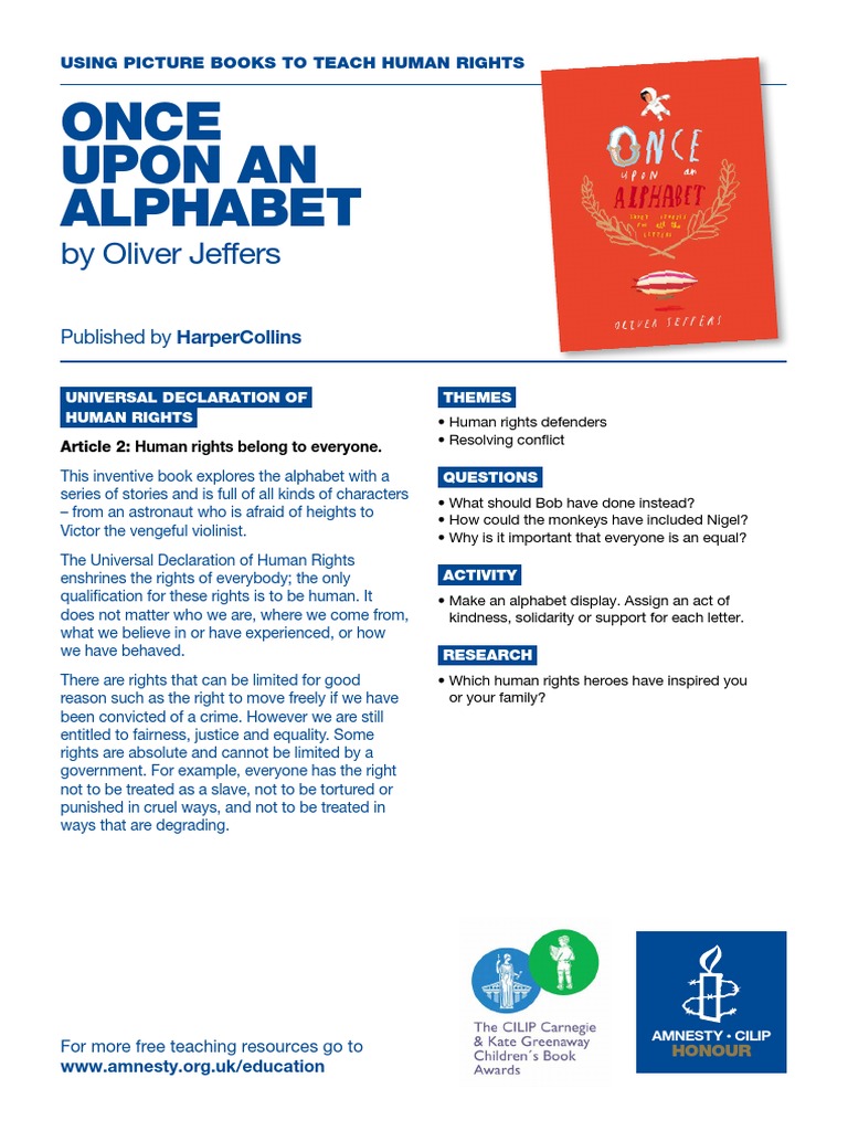 Teaching Human Rights Through Alphabet Stories | PDF