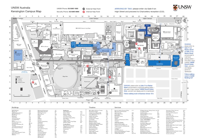UNSW Map Black V5 Final 2016 PDF | PDF | Nature