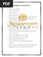 Programa Despedida de 5to A 6to | PDF