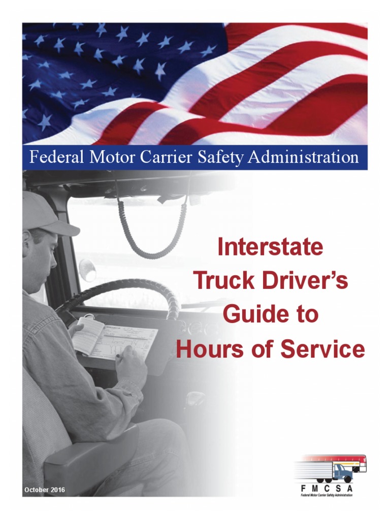 Drivers Guide To HOS 2016 PDF | PDF | Truck Driver | Truck