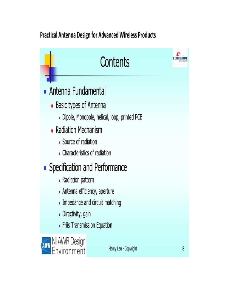 Practical Antenna Design For Advanced Wireless Products | PDF