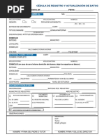 Cedula para Editar | PDF