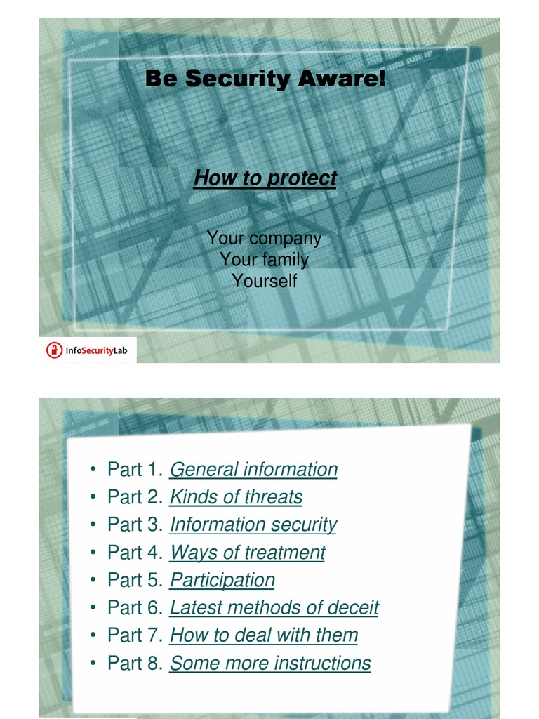 Security Awareness | PDF | Information Security | Cybercrime