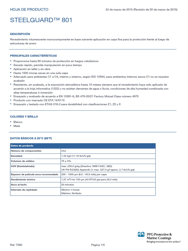 Steelguard 801 | PDF | Termodinámica Atmosférica | Información